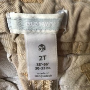 Old Navy | Bottoms | Old Navy 2t Boys Cargo Pants Beige | Poshmark