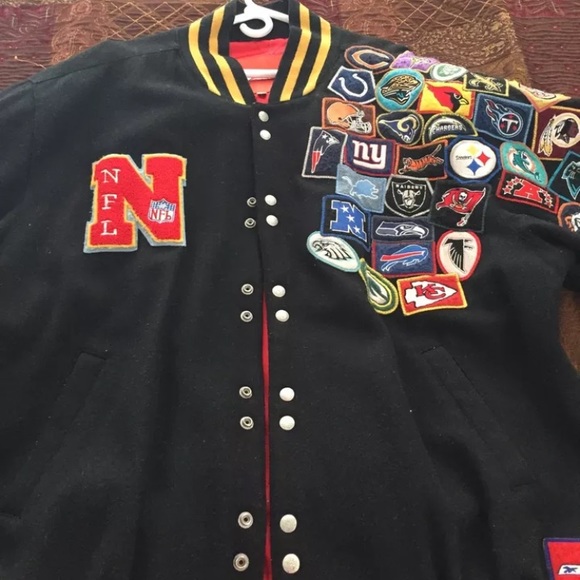 Reebok | Jackets & Coats | Mens Reebok Nfl Team Logo Jacket 4x Big And ...