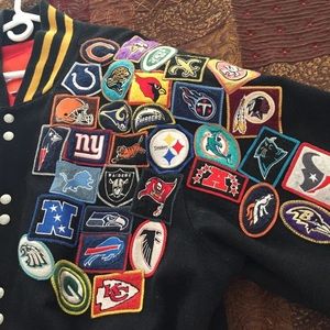 Reebok | Jackets & Coats | Mens Reebok Nfl Team Logo Jacket 4x Big And ...