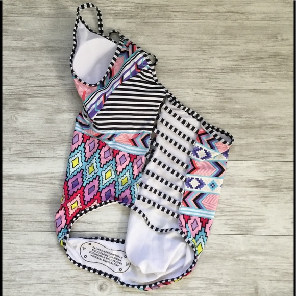 Twilight Gypsy Collective | Swim | Geometric Print One Piece Swimsuit ...