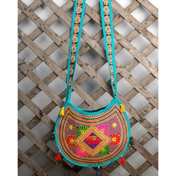 Bags | Boho Gypsy Handmade Embroidered New Crossbody Bag | Poshmark