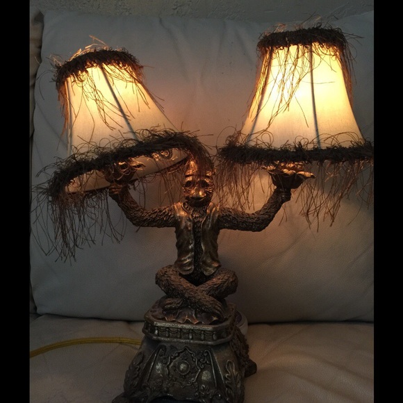 Accessories | Vintage Monkey Lamp | Poshmark