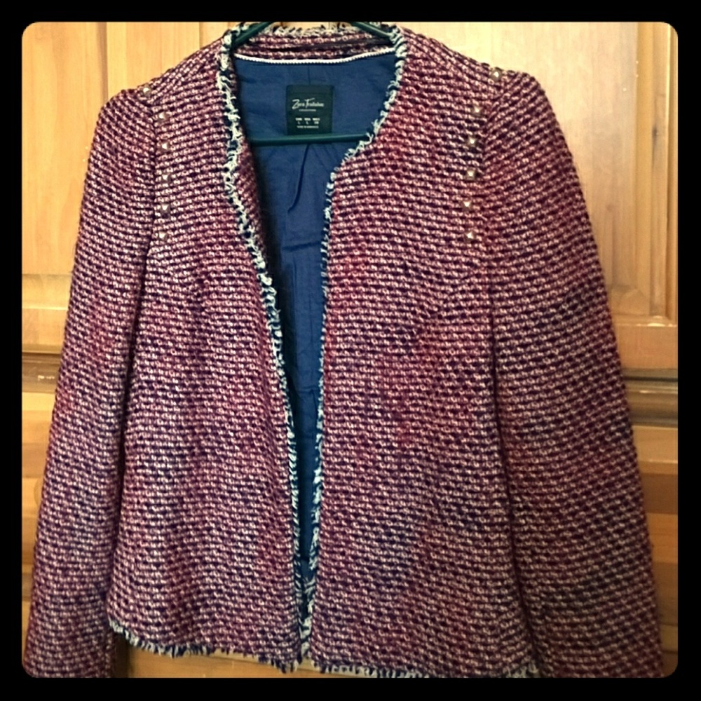 Zara Tweed Jacket - Gem