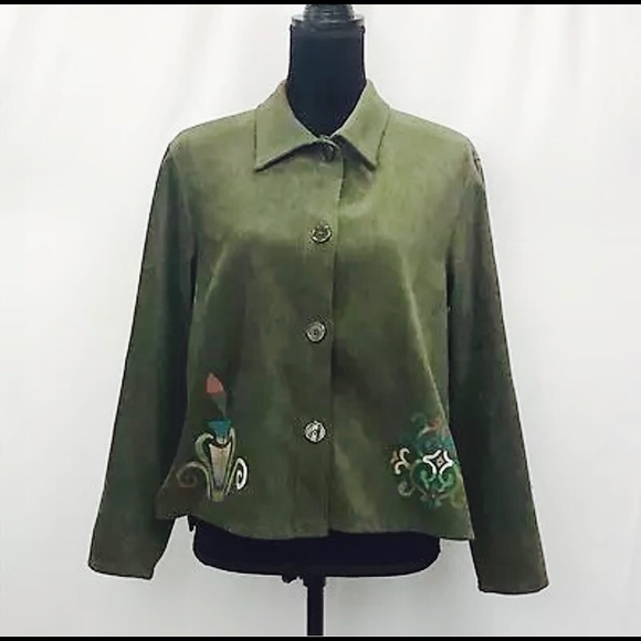Jessica Howard | Jackets & Coats | Jessica Howard Petite Jacket Green ...