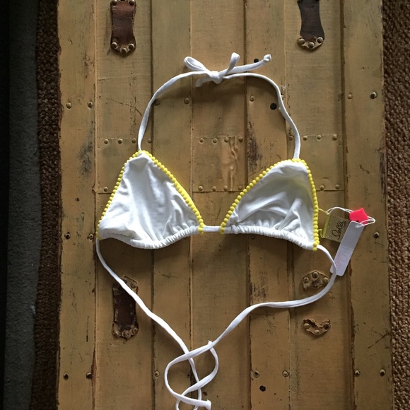 Lolli | Swim | Nwt Revolve Lolli Swim Bikini Top White String Bikini Top M | Poshmark