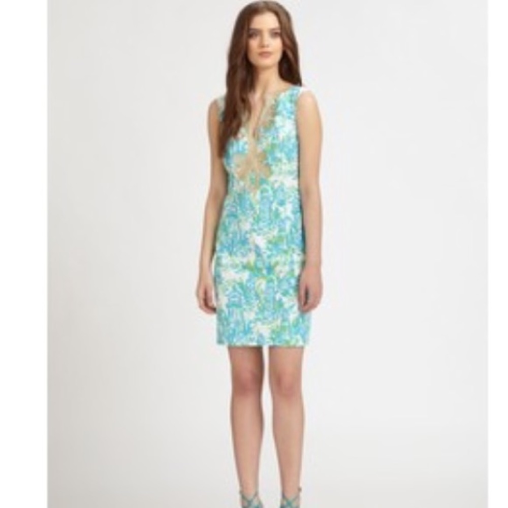 Lilly Pulitzer Janice Lighthouse Shift Dress - Gem