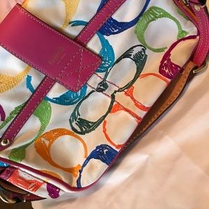 Coach | Bags | Beautiful Colorful Coach Bag | Poshmark