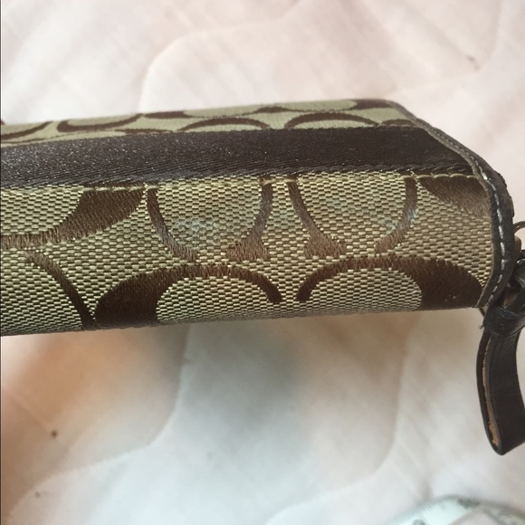 Coach | Bags | Authentic Coach Wallet In Brown | Poshmark