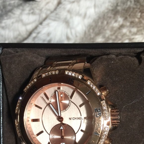 Michael Kors | Accessories | Authentic Michael Kors Rose Gold Garrett ...
