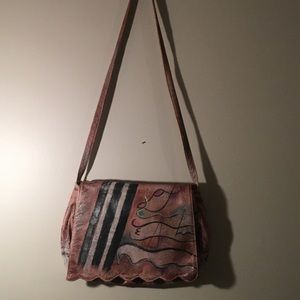 Brit Rosen | Bags | Vintage Brit Rosen Hand Painted Cross Body 7s ...