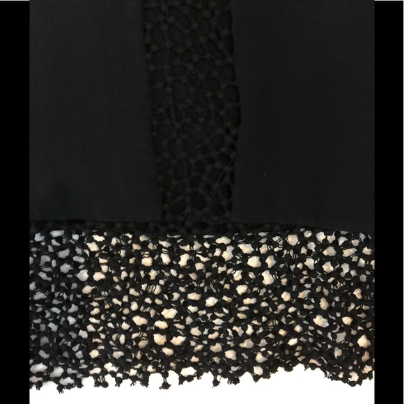 Monteau | Tops | Nwt Monteau Black Lace Razor Back Top | Poshmark