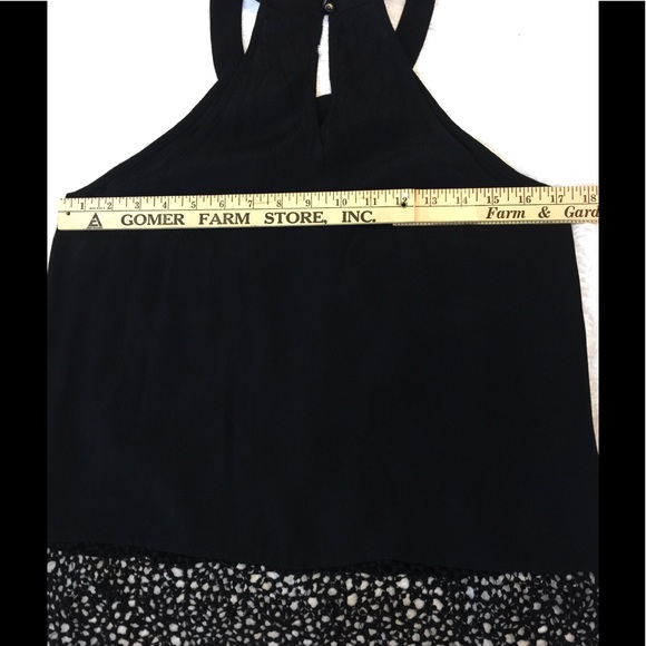 Monteau | Tops | Nwt Monteau Black Lace Razor Back Top | Poshmark