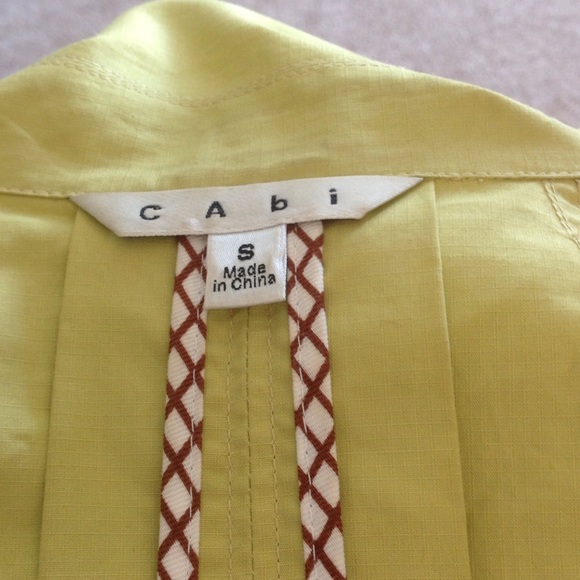 CAbi | Jackets & Coats | Cabi Mustard Yellow Trench Coat Or Dress ...