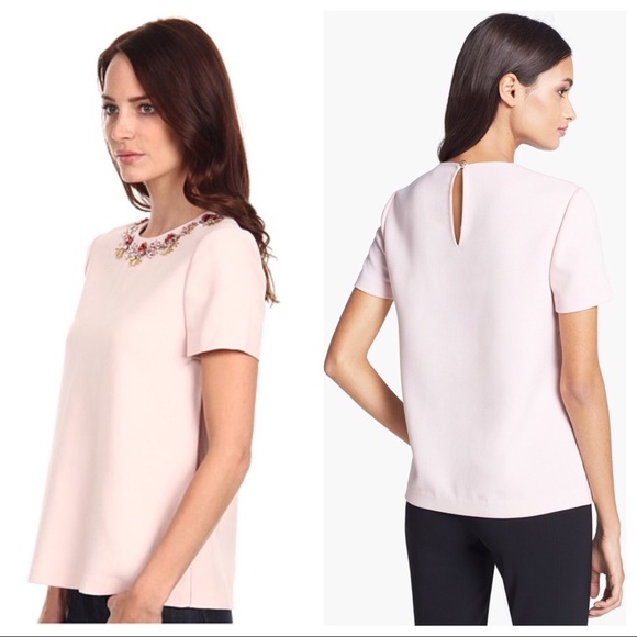 kate spade | Tops | Nwt Kate Spade Alexandria Embellished Top | Poshmark