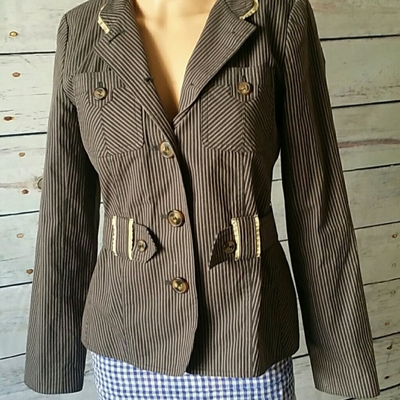 Apostrophe | Jackets & Coats | Pinstripe Blazer Apostrophe Size 2 ...