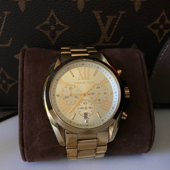 Michael Kors | Accessories | Michael Kors Gold Bradshaw Watch | Poshmark