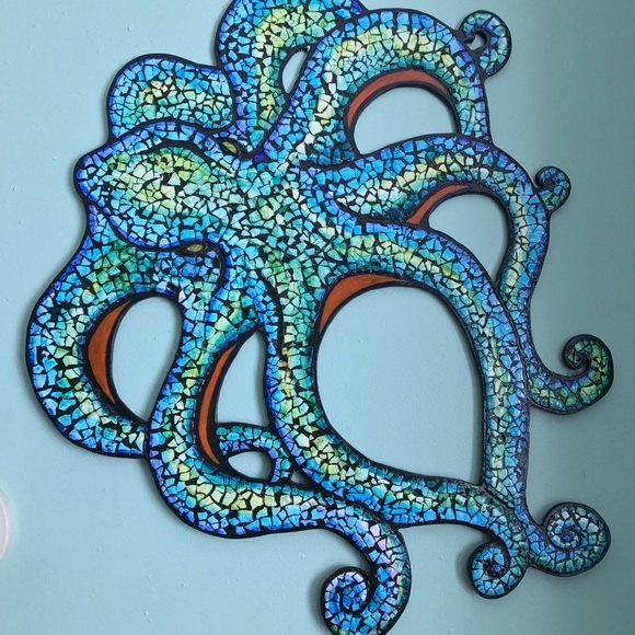 Other | Handmade Egg Shell Art Octopus | Poshmark