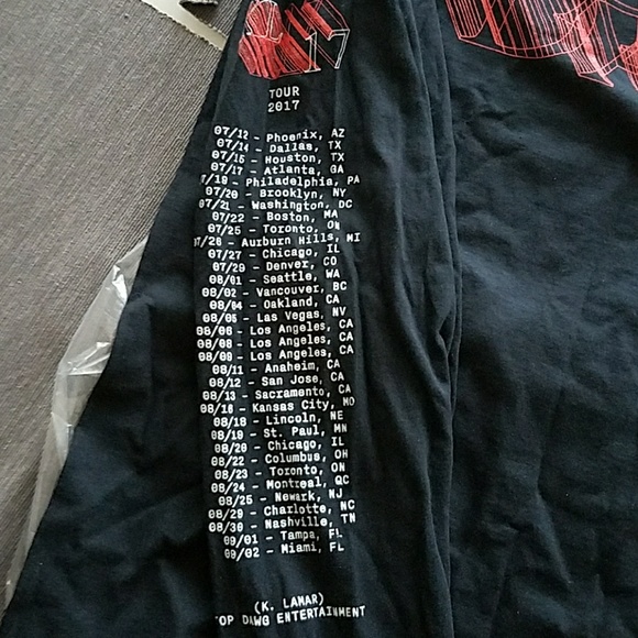 TDE | Shirts | Kendrick Lamar Damn Tour Long Sleeve | Poshmark