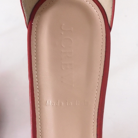 J. Crew | Shoes | J Crew Rust Colored Italian Leather Sandals 7 | Poshmark