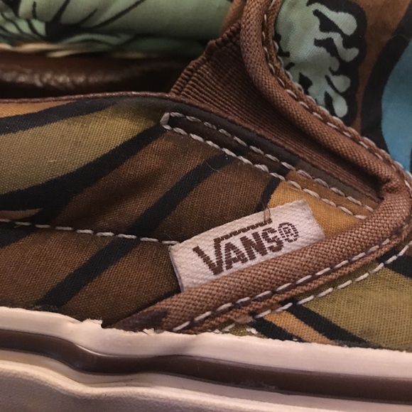 Vans | Shoes | Vans Classic Canvas Slip On Rare Pattern | Poshmark