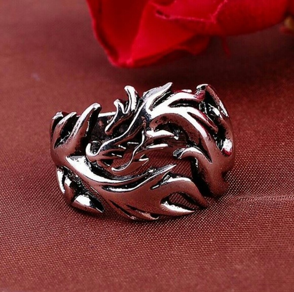 Accessories | New Mens Tribal Dragon Clan Ring Stainless Steal | Poshmark