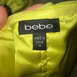 bebe | Dresses | Bebe Yellow Cocktail Dress | Poshmark