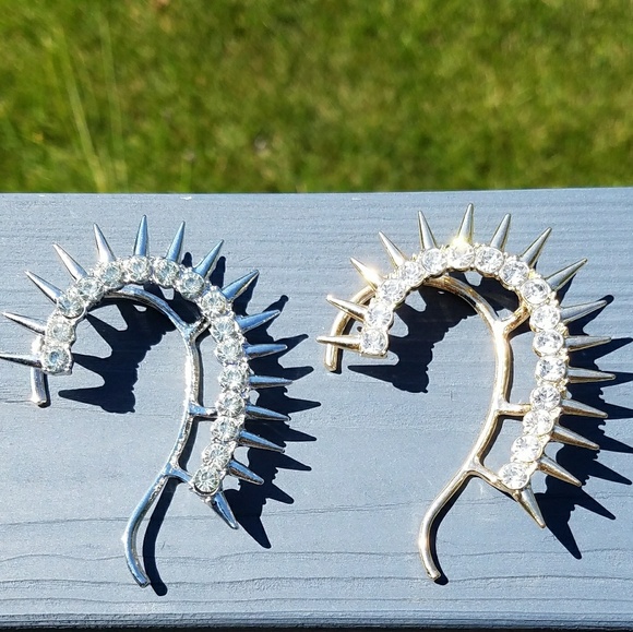 Jewelry | New Spike Ear Cuff Crystal Ear Cuff Ear Cuff | Poshmark