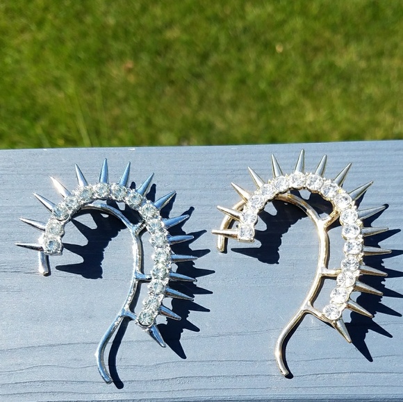 Jewelry | New Spike Ear Cuff Crystal Ear Cuff Ear Cuff | Poshmark
