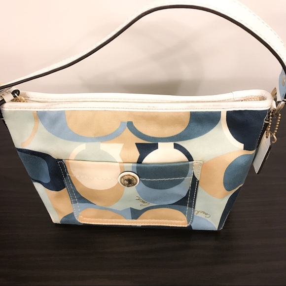 Coach | Bags | Coach Signature Scarf Print Bag | Poshmark