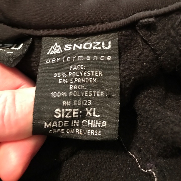 Snozu | Jackets & Coats | Snozu Performance Jacket Mens Xl Black | Poshmark