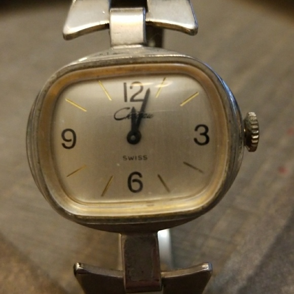 Chateau | Accessories | Vintage Swiss Made Chateau Silver Watch | Poshmark