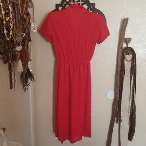 Vintage | Dresses | Vintage Red Dress | Poshmark