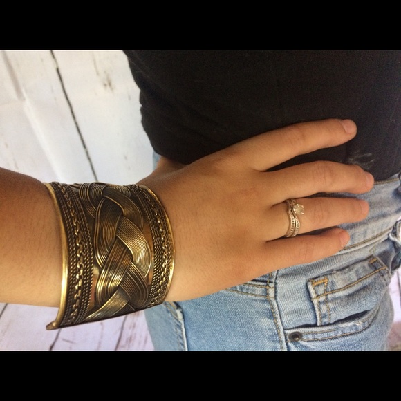 Jewelry | 18k Gold Plated Brass Arm Cuff | Poshmark