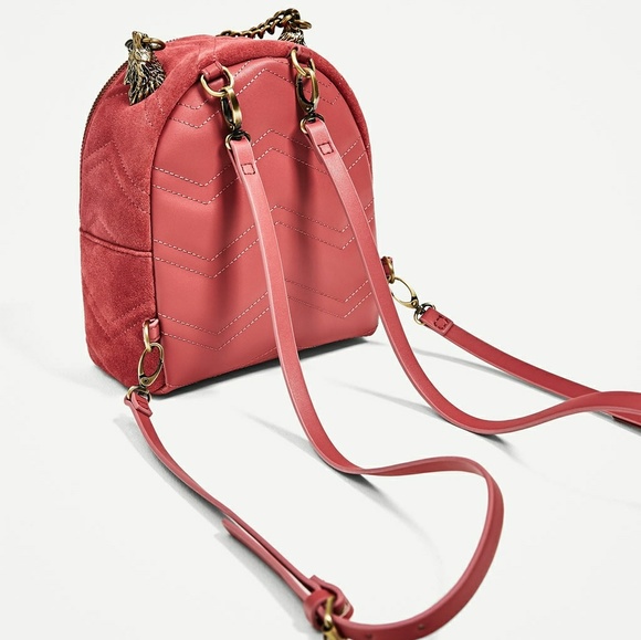 Zara Bags | Zara Leather Backpack 484 | Poshmark