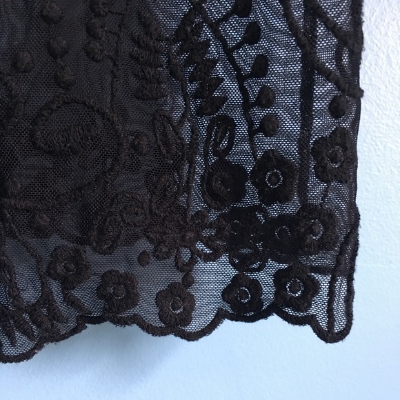 Tops | Mesh Detailed Top | Poshmark