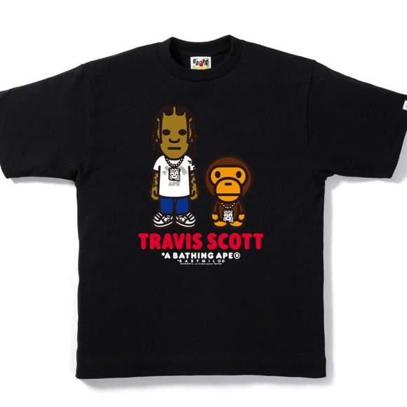 Bathing Ape | Shirts | Bape X Travis Scott Collab Sold Out | Poshmark
