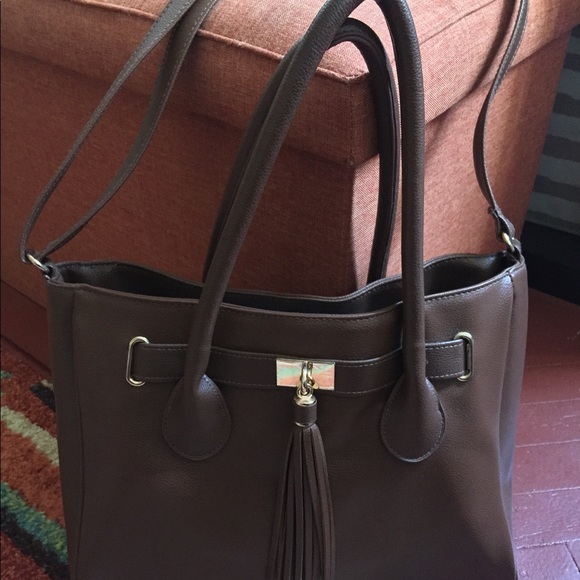 Payless | Bags | Chocolate Brown Tote Worn Once | Poshmark