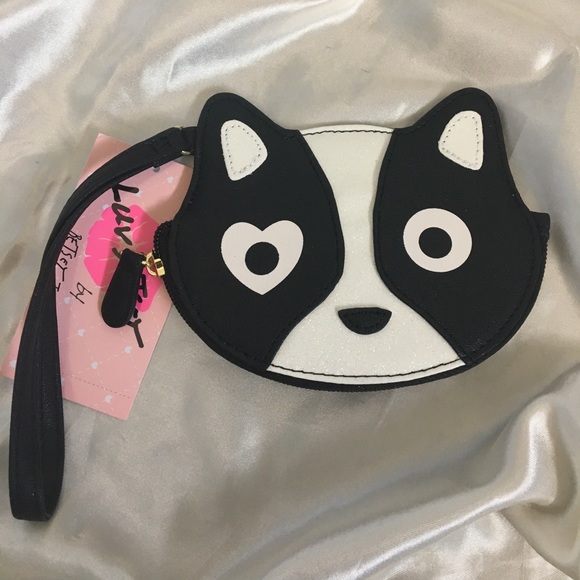 Betsey Johnson | Bags | Nwt Betsey Johnson Boston Terrier Coin Purse ...