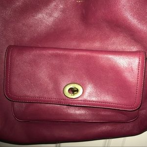 Coach | Bags | Coach Maroon Totecrossbody | Poshmark