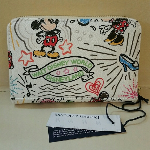 Dooney & Bourke | Bags | Disney Sketch Wallet By Dooney Bourke | Poshmark