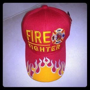 Accessories | Fire Department Flames Ball Cap Fire Fighter | Poshmark