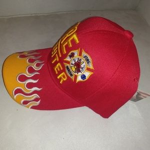 Accessories | Fire Department Flames Ball Cap Fire Fighter | Poshmark