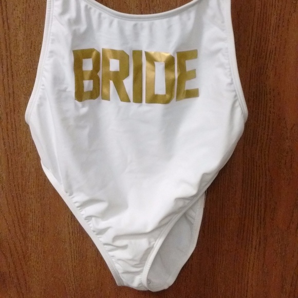 Swim | Bride Swimwear Block Lettering Bathing Suit | Poshmark