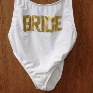 Swim | Bride Swimwear Block Lettering Bathing Suit | Poshmark