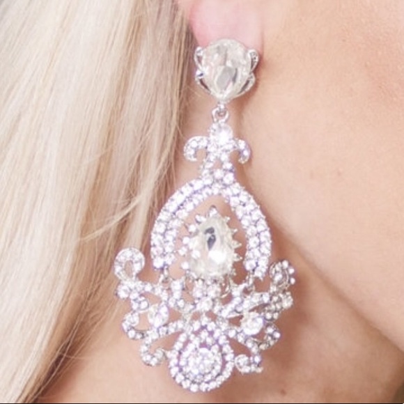 The Headshot Collection | Jewelry | Large Pageant Earrings | Poshmark