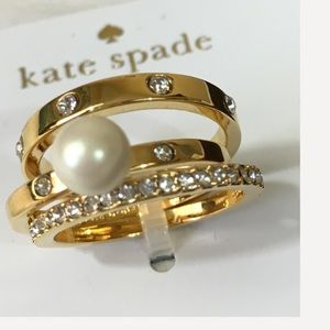 kate spade | Jewelry | Kate Spade Threes Company Stackable Rings | Poshmark