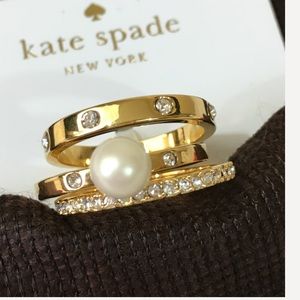 kate spade | Jewelry | Kate Spade Threes Company Stackable Rings | Poshmark