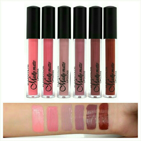 Makeup | 6 Pc Set Kleancolor Madly Matte Lipgloss | Poshmark
