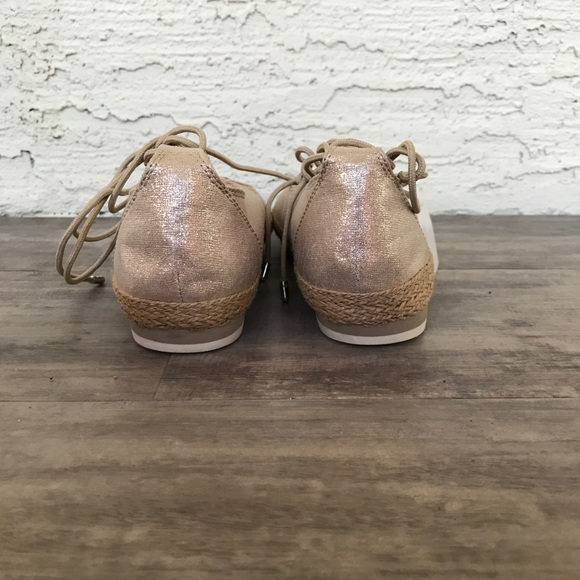 Naturalizer | Shoes | Naturalizer Lace Up Espadrille Ballet Flats Size ...