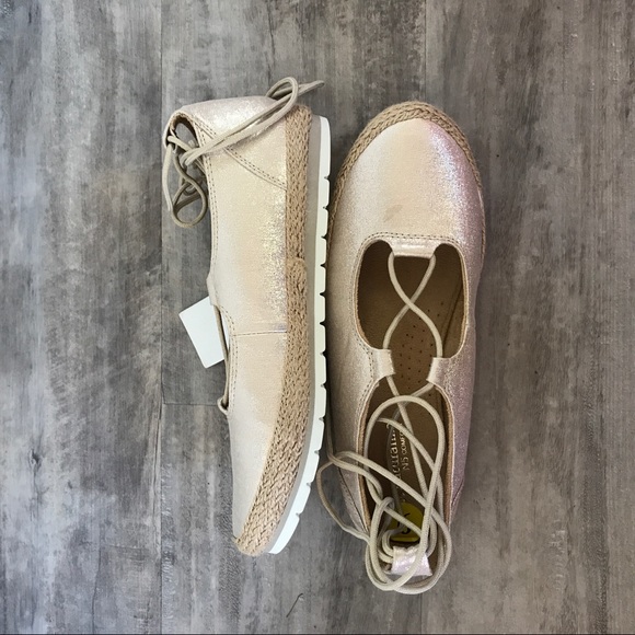 Naturalizer | Shoes | Naturalizer Lace Up Espadrille Ballet Flats Size ...
